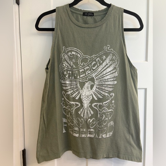 zutter | Tops | Zutter America Freebird Tank | Poshmark